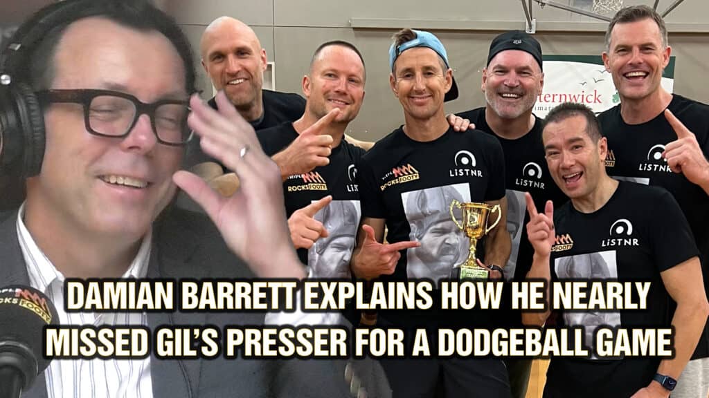 Damian Barrett Explains How He Nearly Missed Gil's Presser For A ...