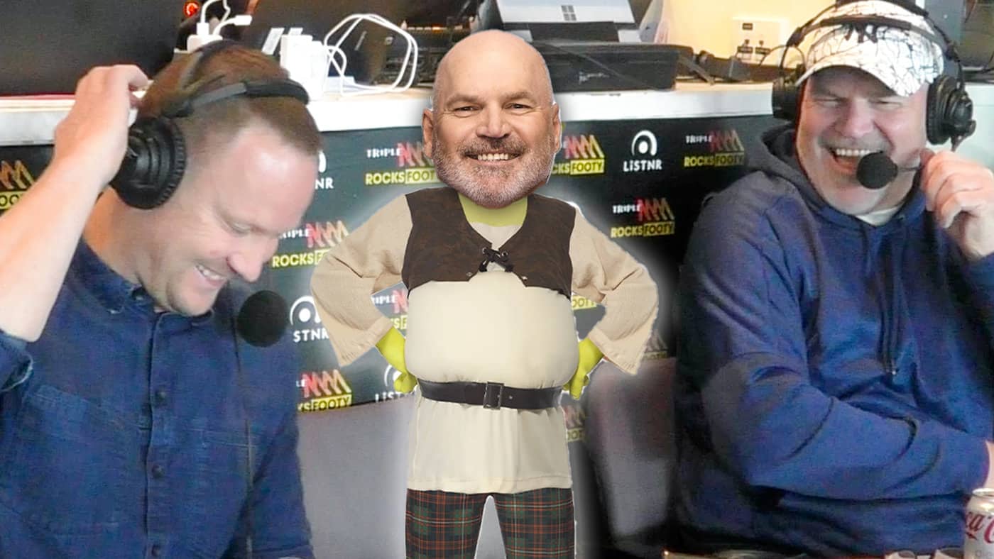 Jason Dunstall Receives Costume Ideas For His Big Freeze Slide