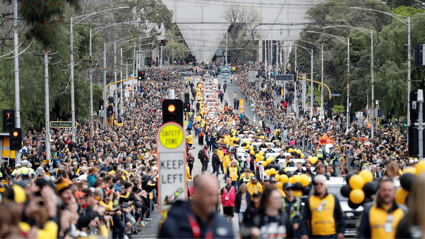 AFL Grand Final Returns To City Streets