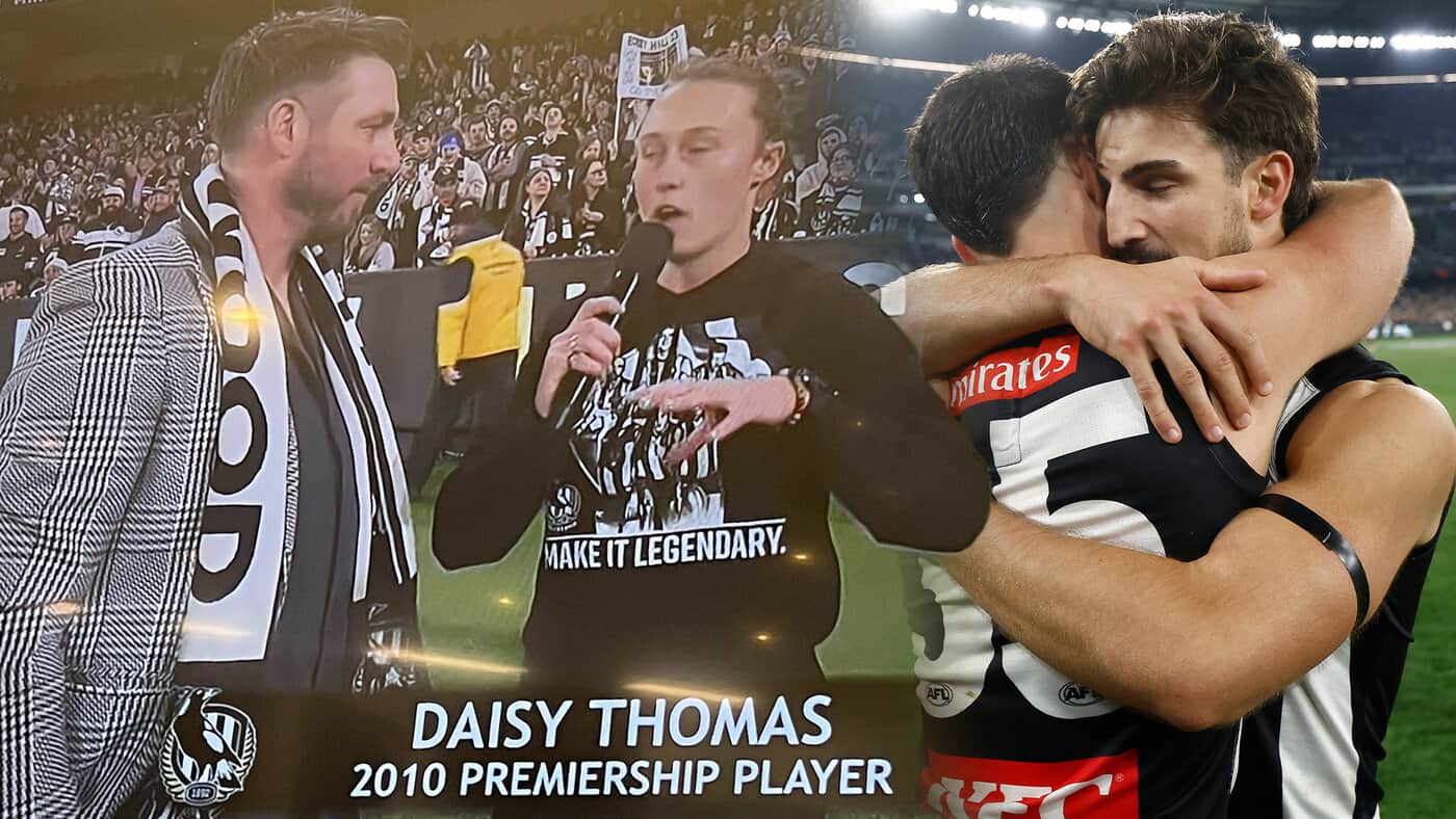 Daisy Thomas' Epic Interview After His Pies Made The Grand Final