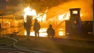 Sydney's Fairfield Petrol Station Engulfed In Major Fire