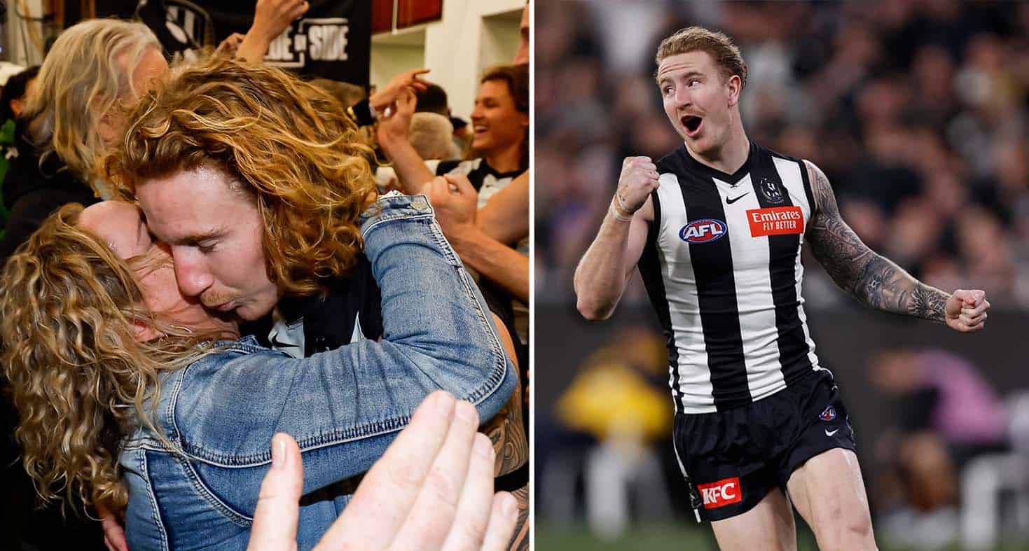 Julie McCreery On That Collingwood Pep Talk And Pride For Son Beau