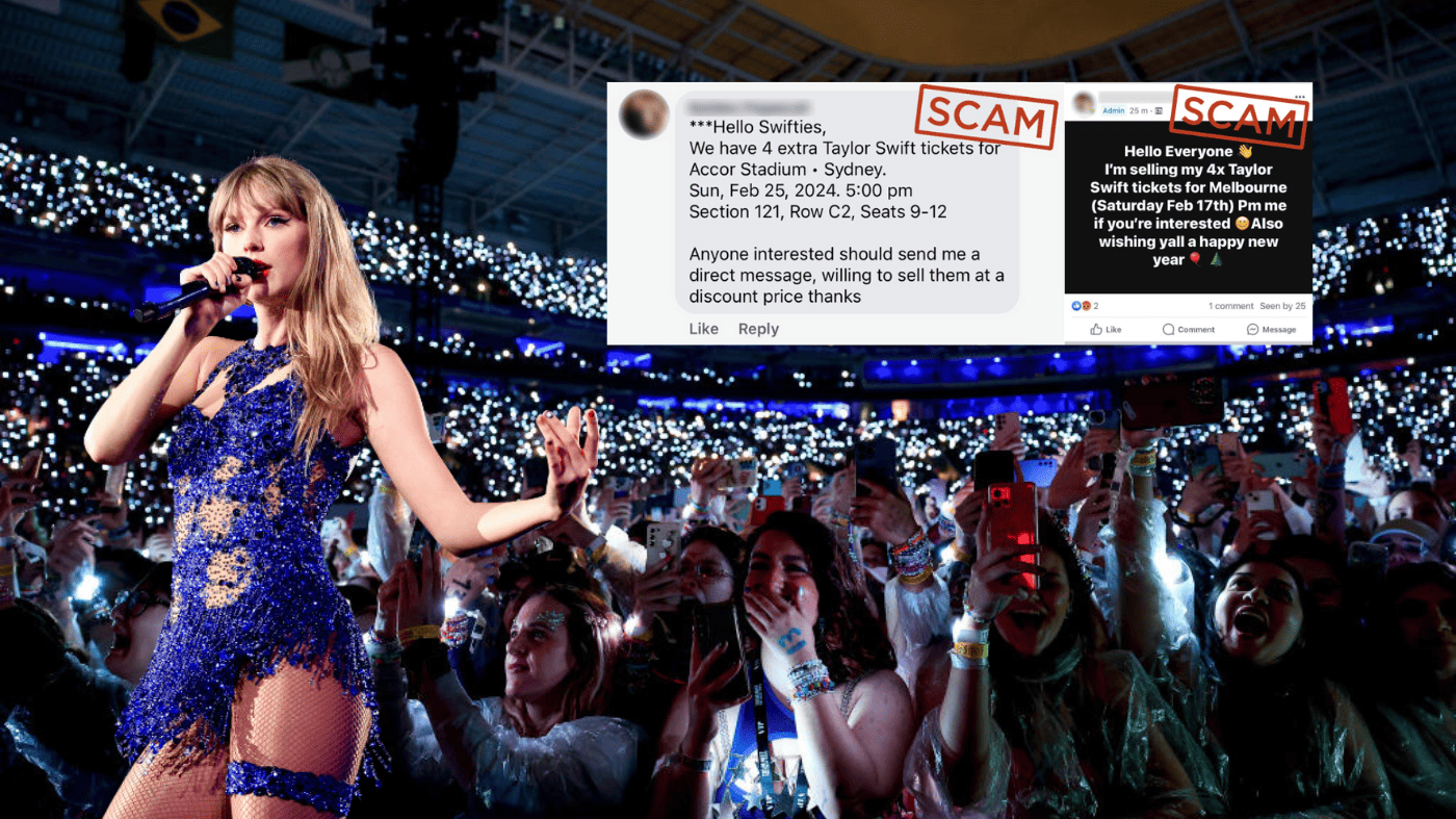Taylor Swift Fans Targeted By Scammers Ahead Of Aus Tour