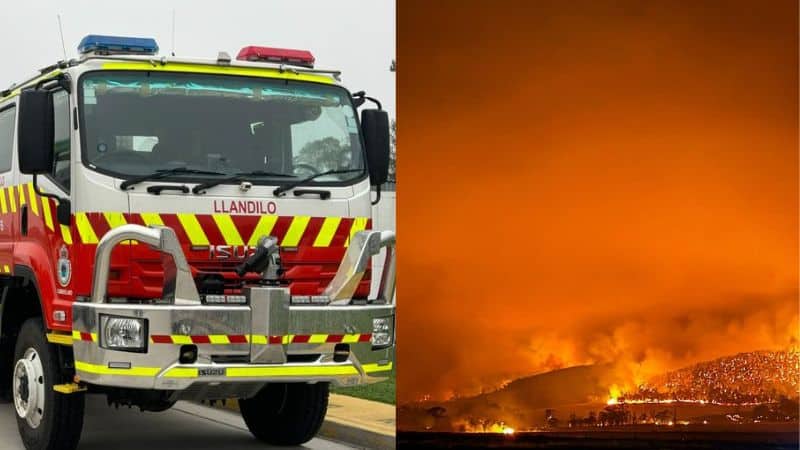 NSW Fire Trucks Rush To Aid Ballarat Amid Escalating Victoria Bushfire ...