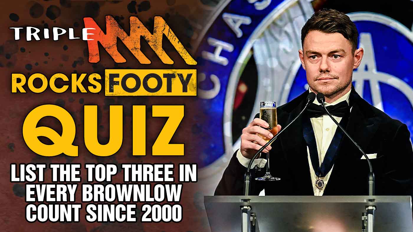 Footy Quiz: The Top Three In Every Brownlow Count Since 2000