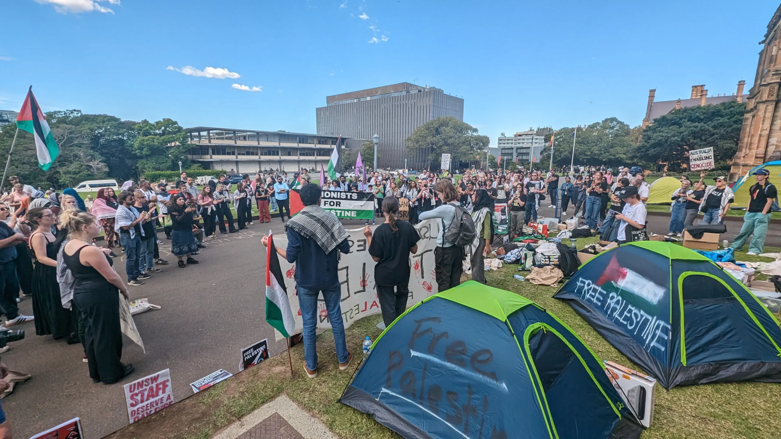 Inside Student Camps For Palestine At Australian Universities