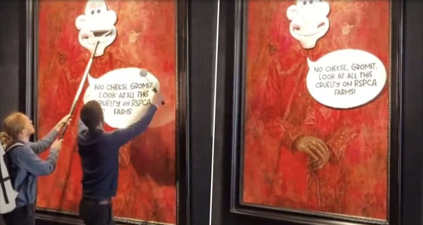 Animal Rights Activists Replace King Charles' Portrait With Wallace ...