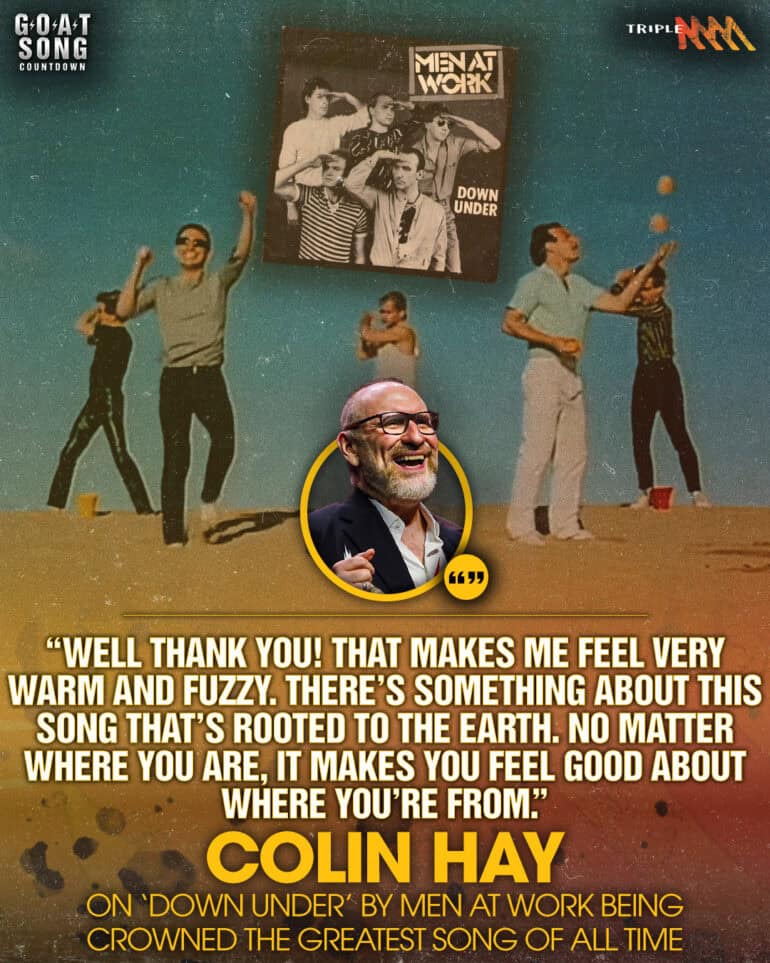 Triple M's GOAT Song Countdown: Full List