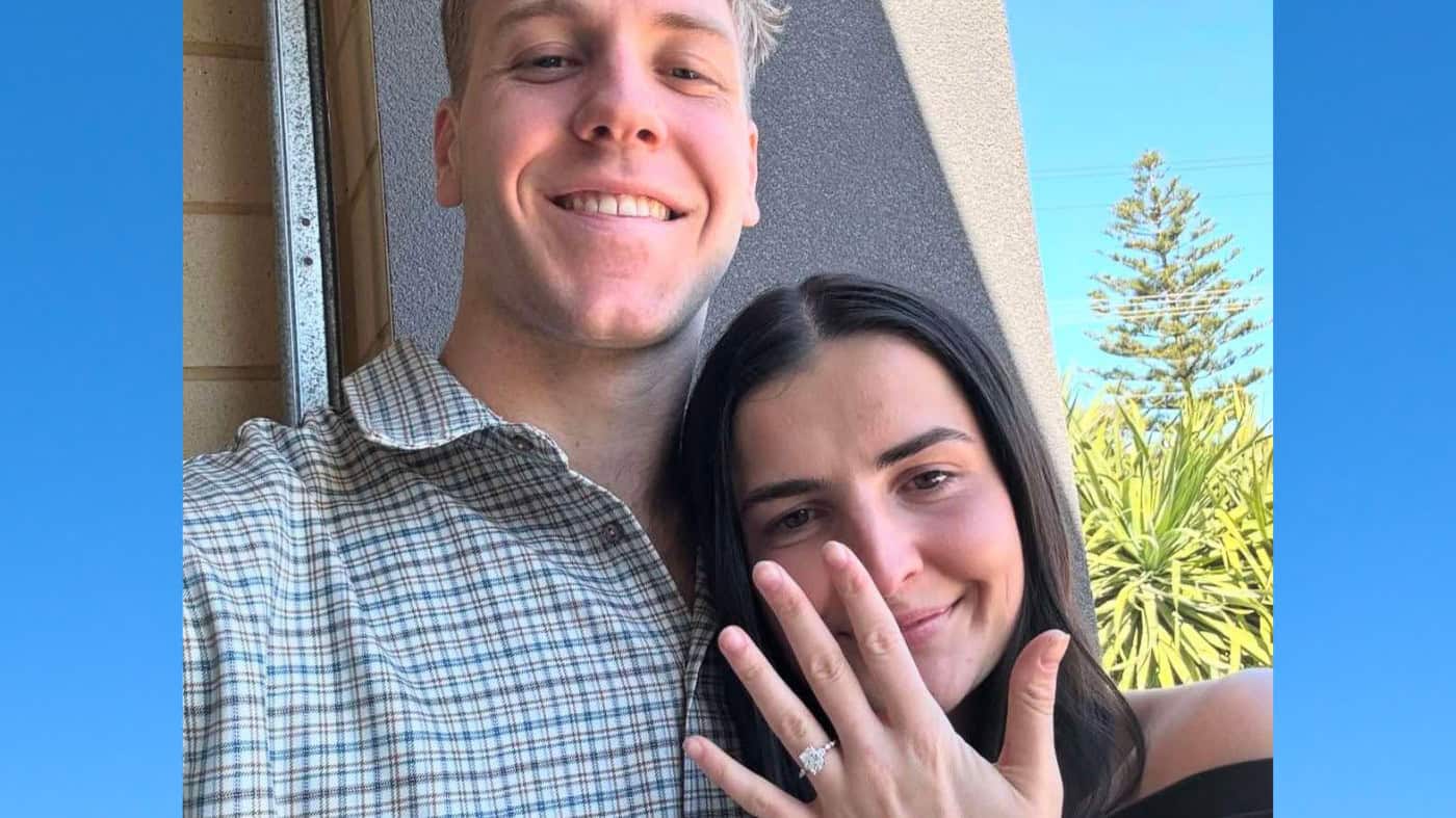 West Coast Eagles Captain Oscar Allen Pitches DENMARK Wedding