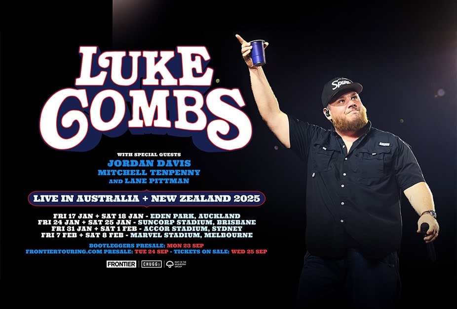 Luke Combs to Headline Australian Stadiums in 2025