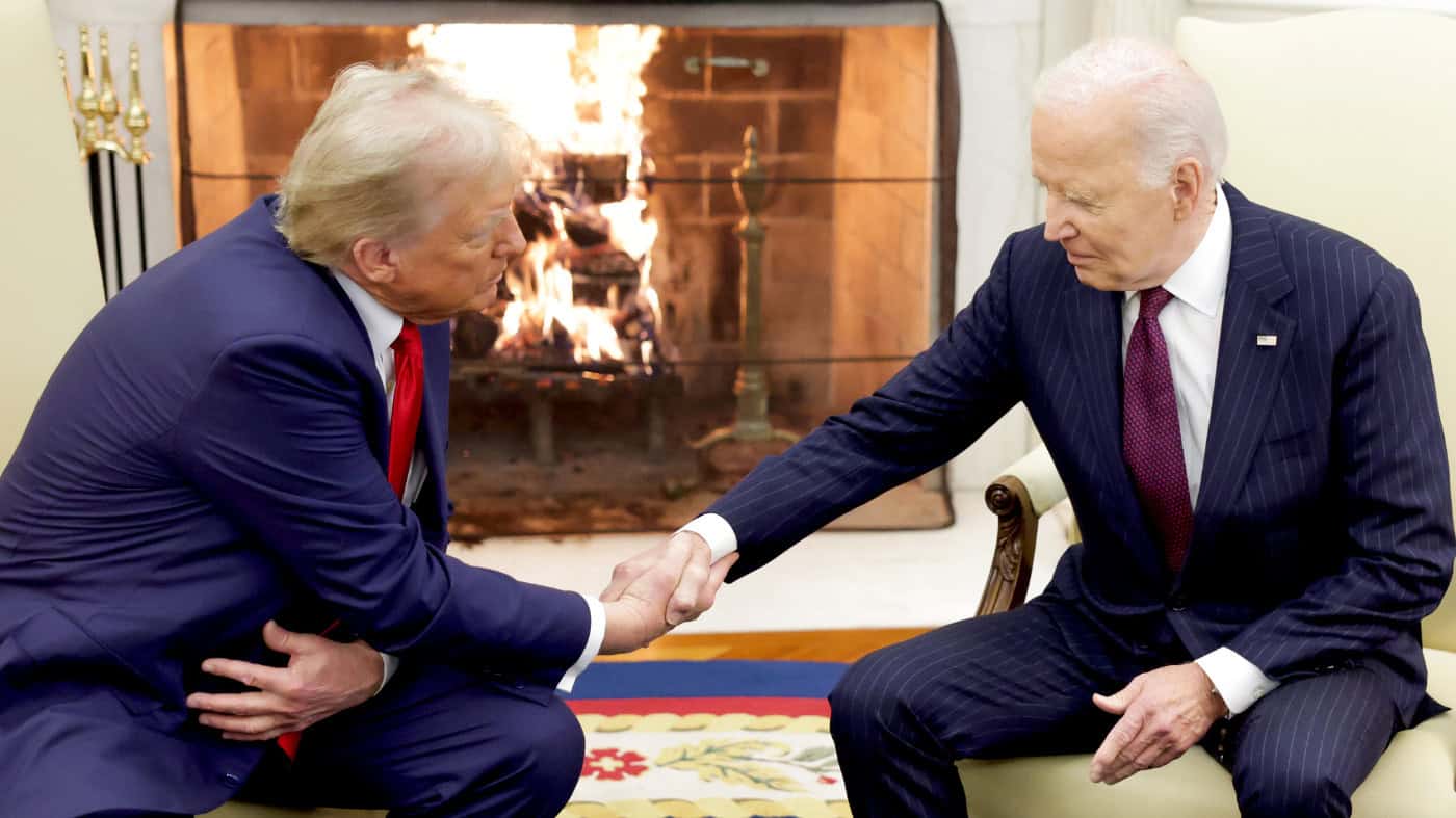 Biden and Trump meet to discuss transition of power