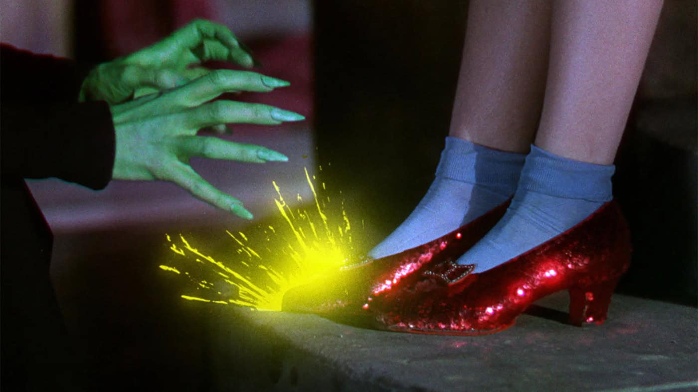 The real life heist that stole the iconic Wizard of Oz ruby slippers