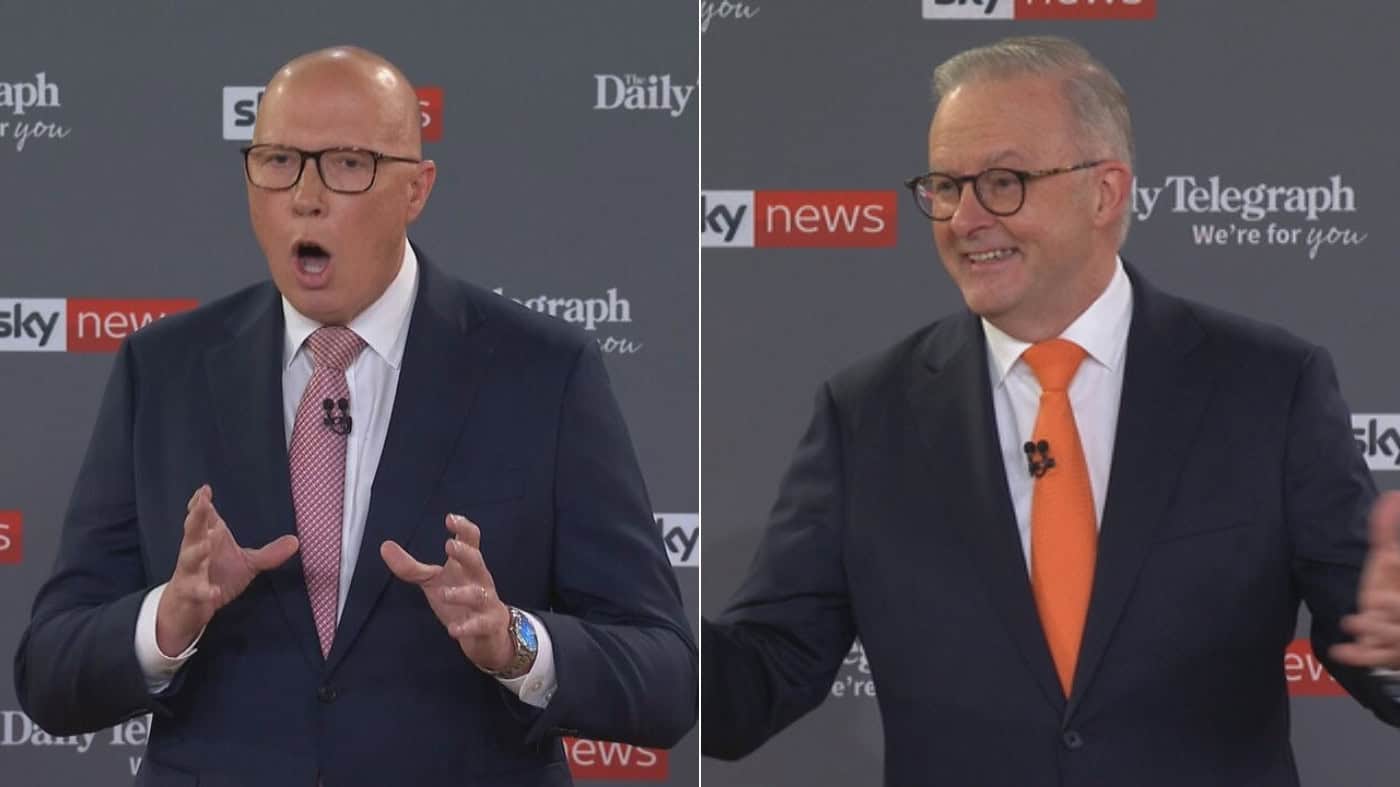 Missed the first debate? Here's what went down, Albanese v Dutton
